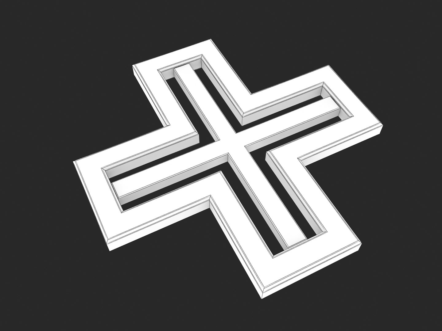 Cross 3D - TurboSquid 1474187