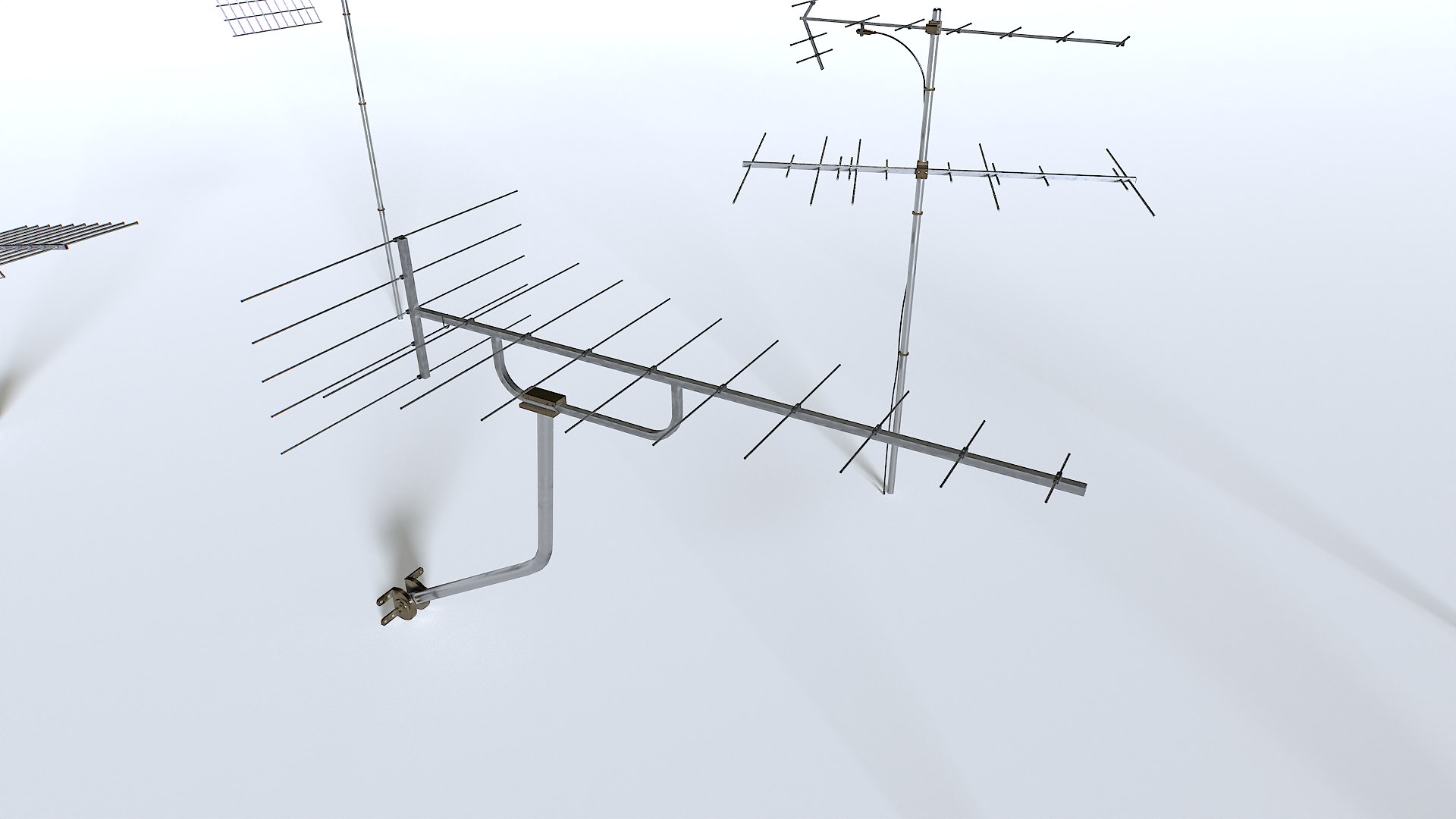 Tv Antennas Pack 3D Model - TurboSquid 2315973