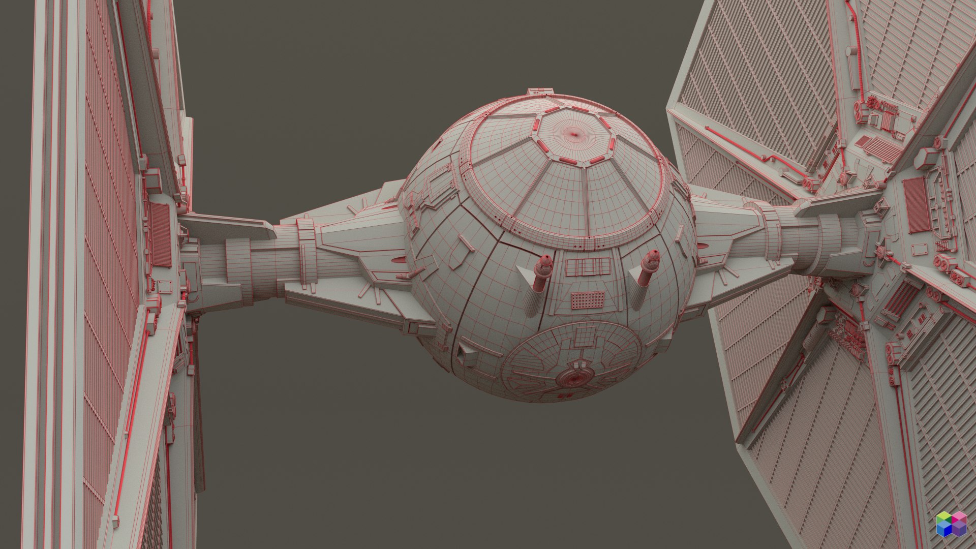 Tie Fighter 3d Model