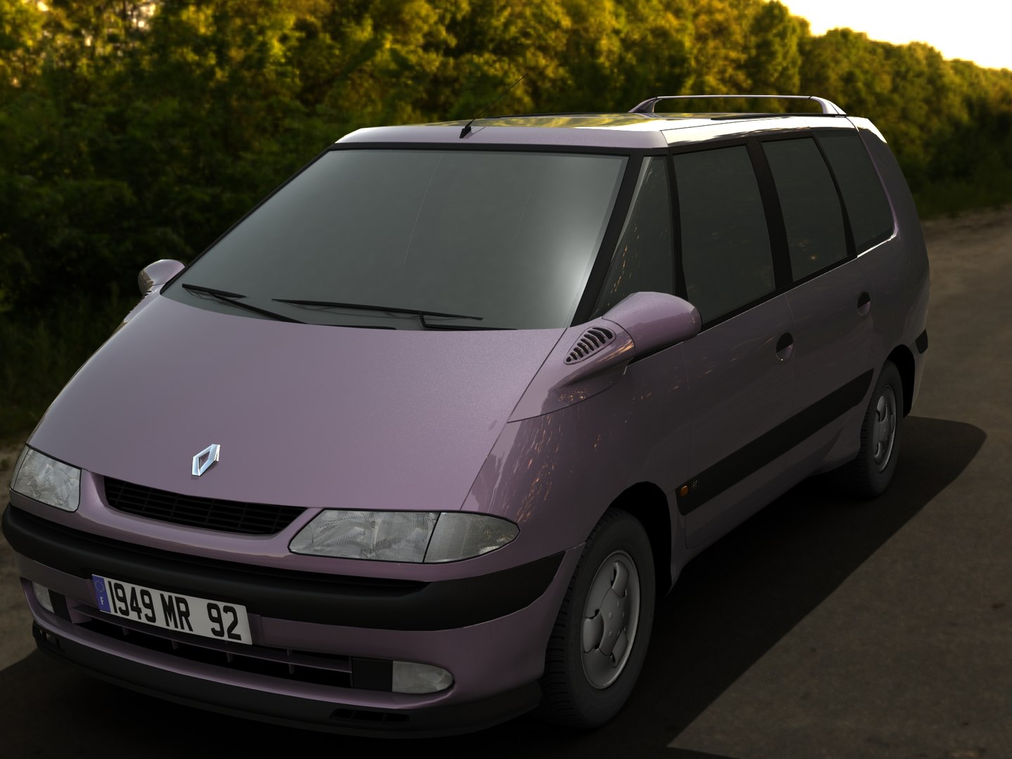 Renault Grand Espace III 1998 3D Model - TurboSquid 1849012