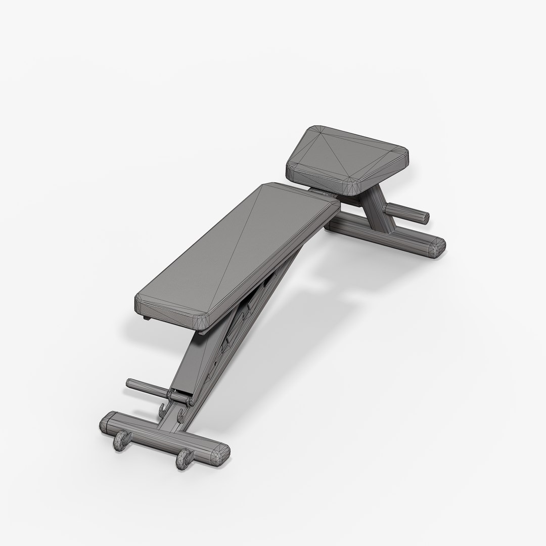 Folding Multi Bench 3D Model - TurboSquid 2278498