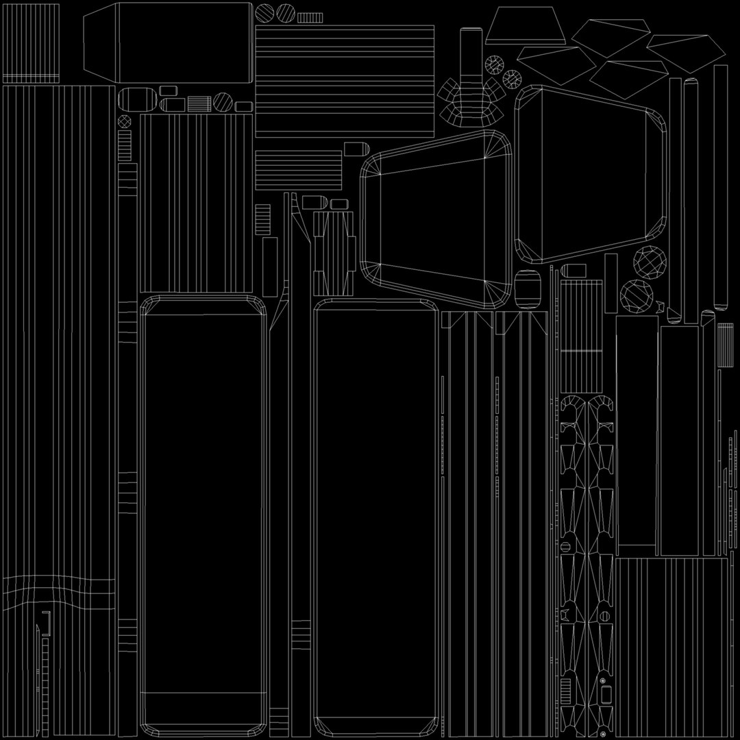 Folding Multi Bench 3D Model - TurboSquid 2278498