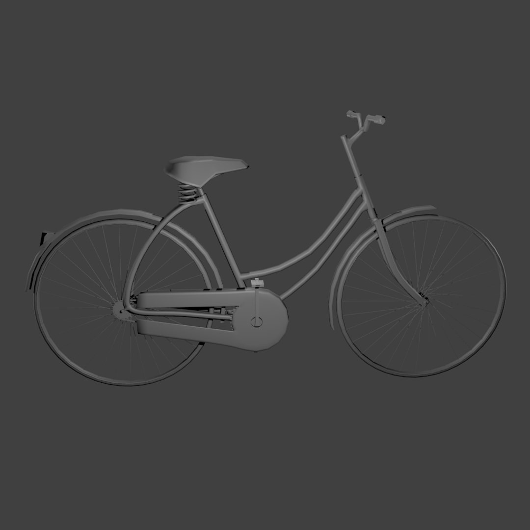 Bicycle Blender 3d Model
