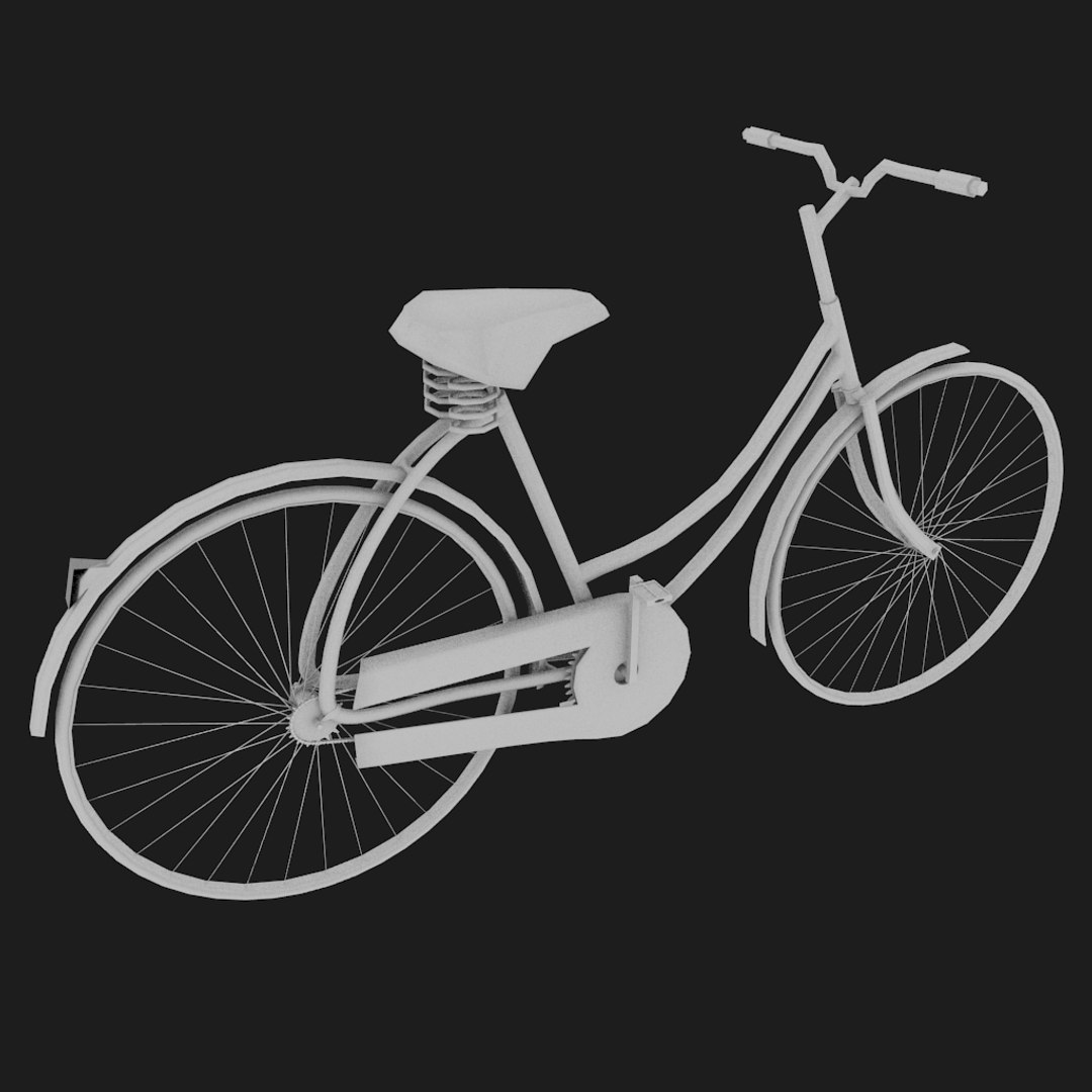 Bicycle Blender 3d Model