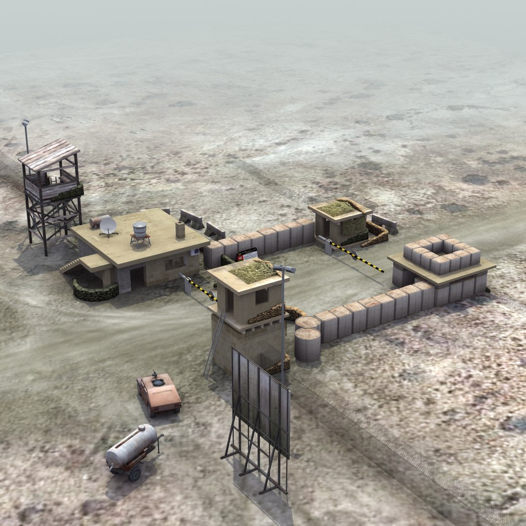 3D security checkpoint model - TurboSquid 1505269