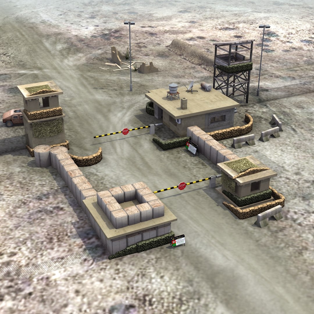 3D security checkpoint model - TurboSquid 1505269