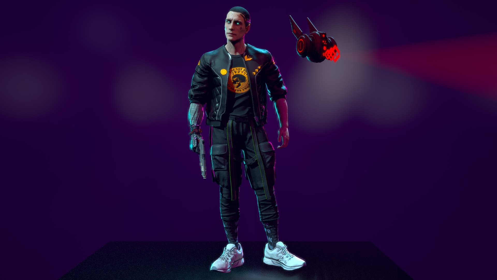 Cyberpunk Detective Model - TurboSquid 1981430