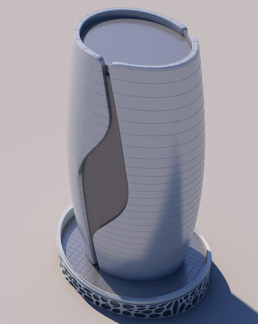 Organic Tower 3D Model - TurboSquid 2023979