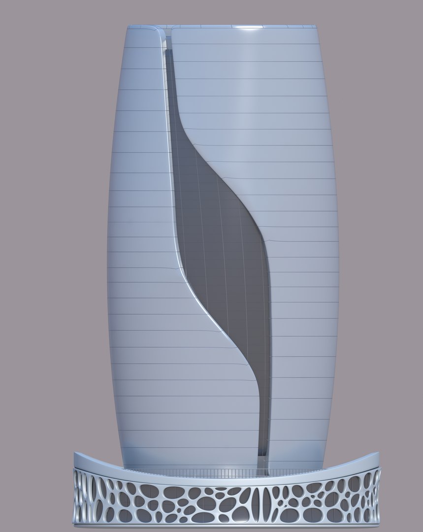 Organic Tower 3D Model - TurboSquid 2023979