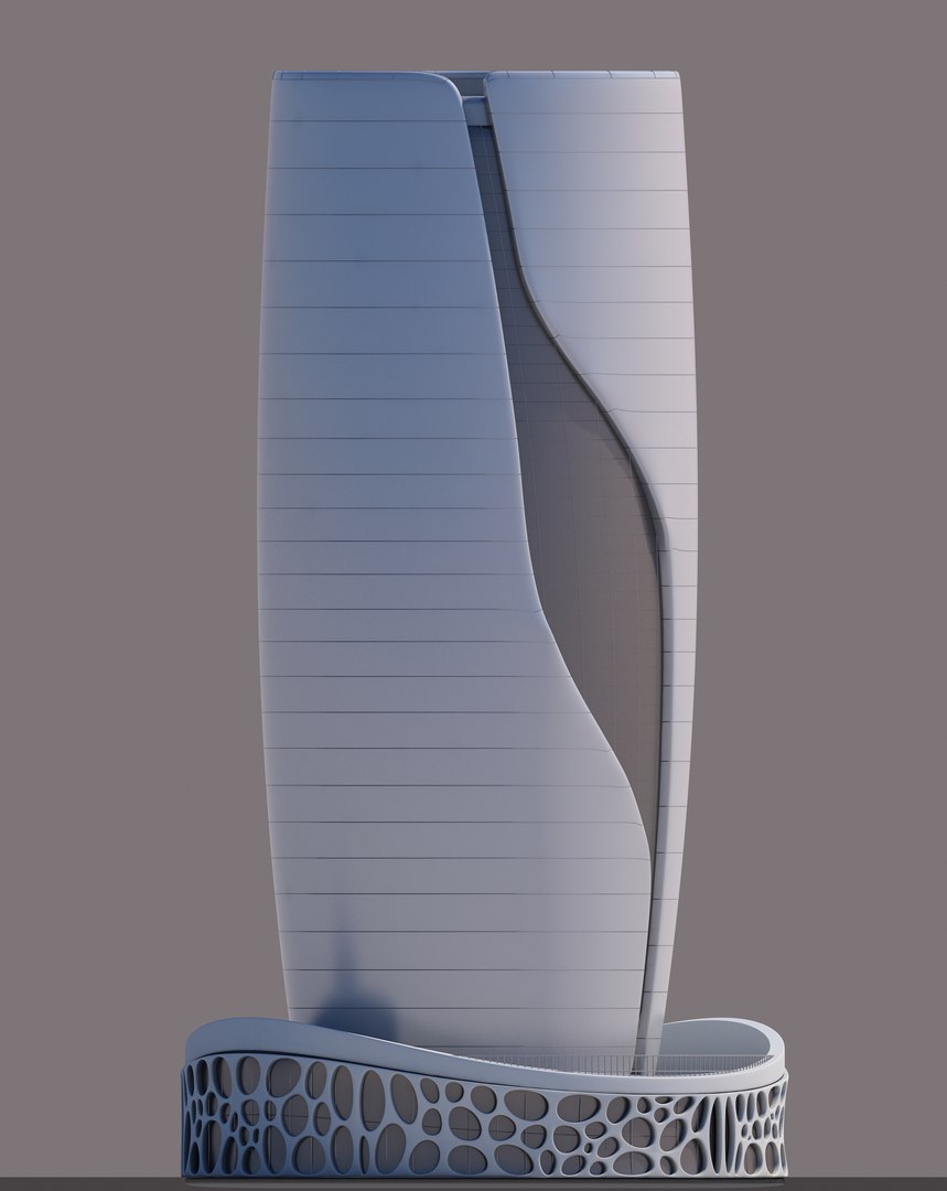 Organic Tower 3D Model - TurboSquid 2023979
