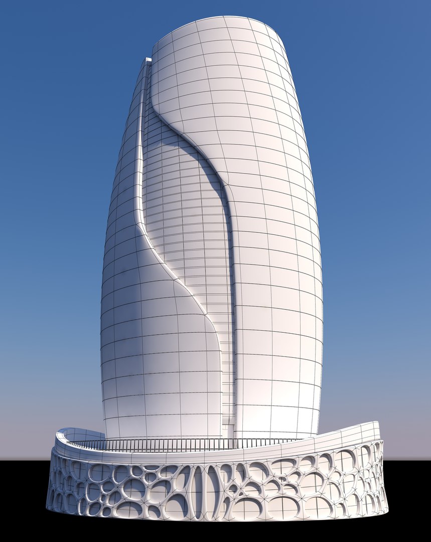 Organic Tower 3D Model - TurboSquid 2023979
