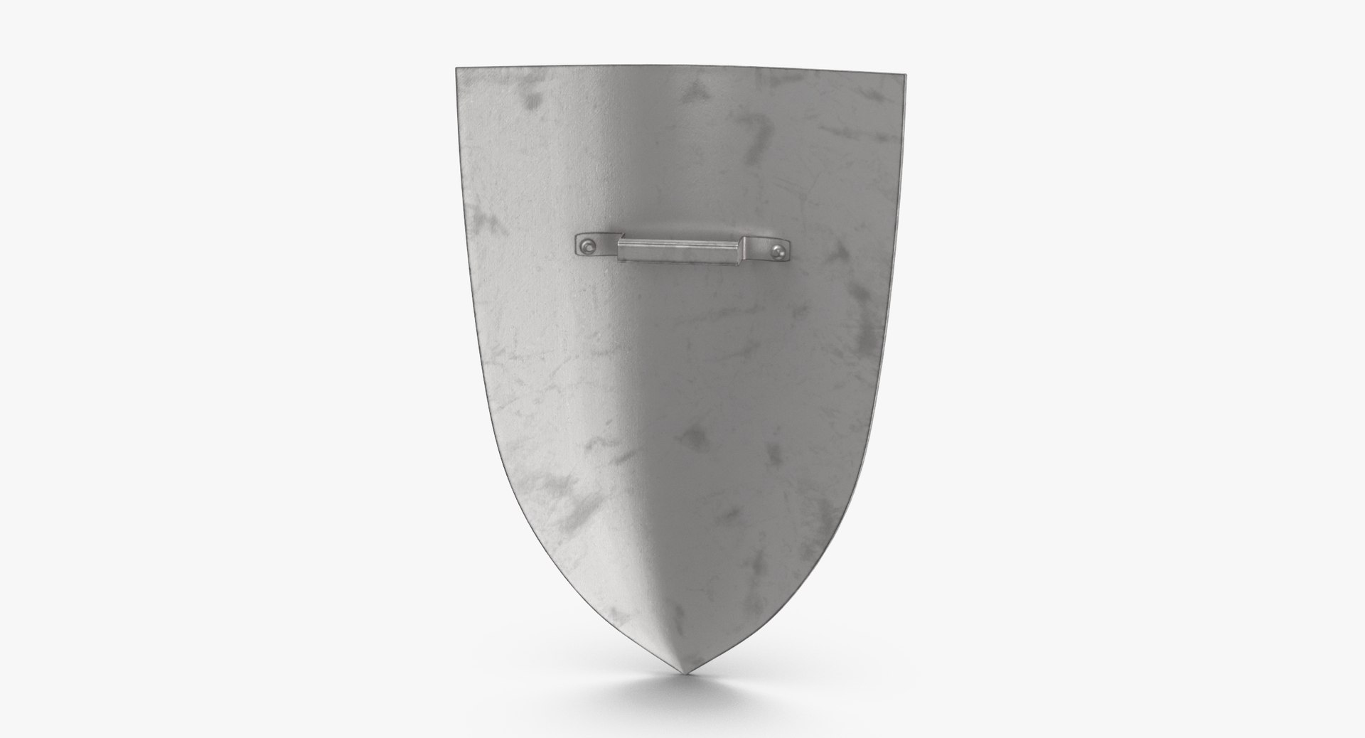 3d medieval metal shield