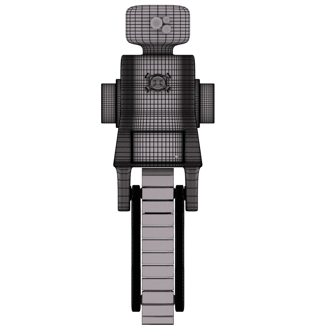 3ds Max Tracked Robotic Scout