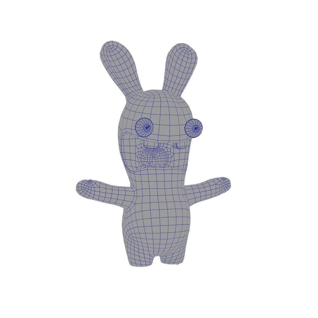 3D Rabbid - TurboSquid 2435181