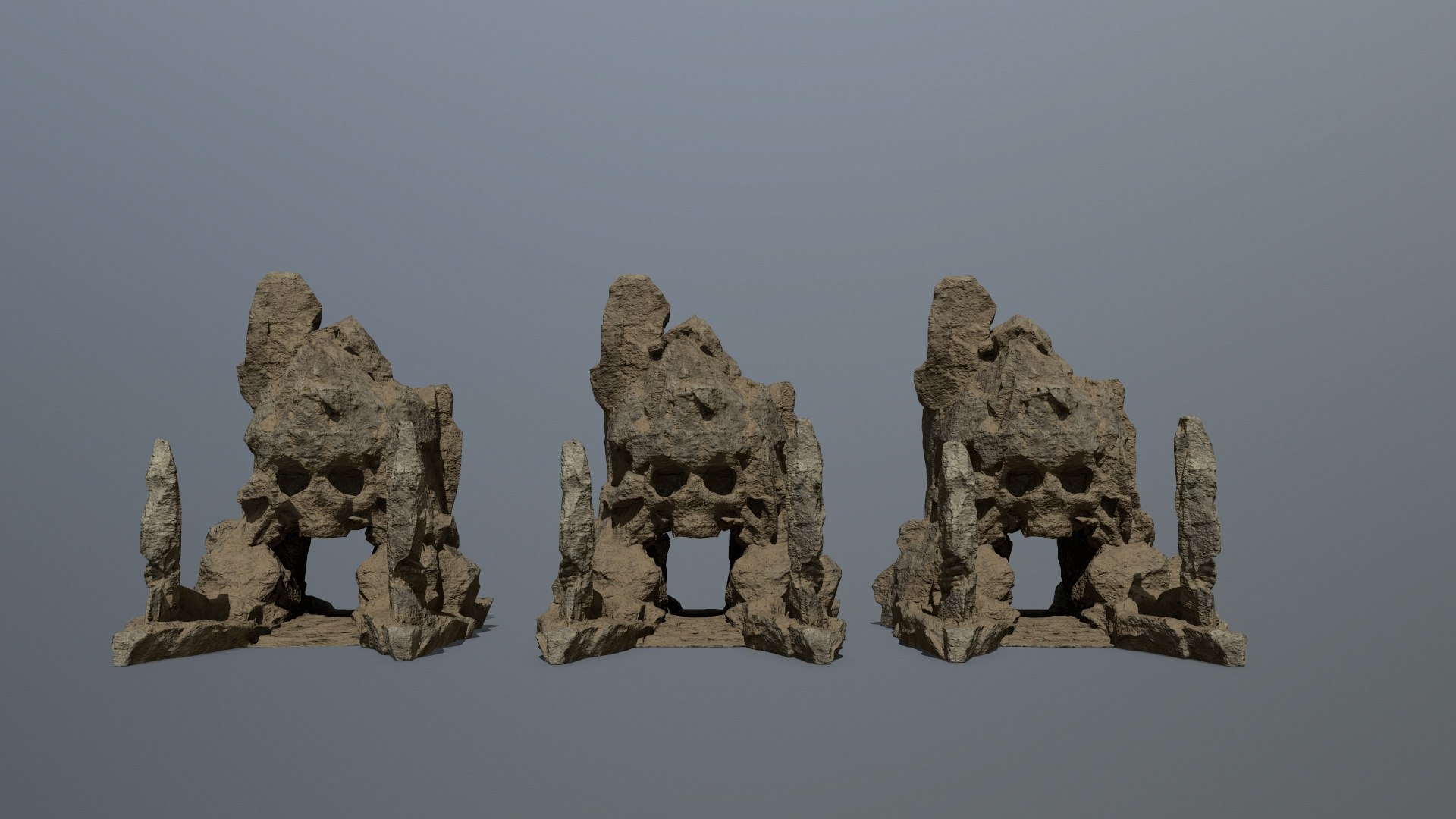 Skull gate 3D - TurboSquid 2157067
