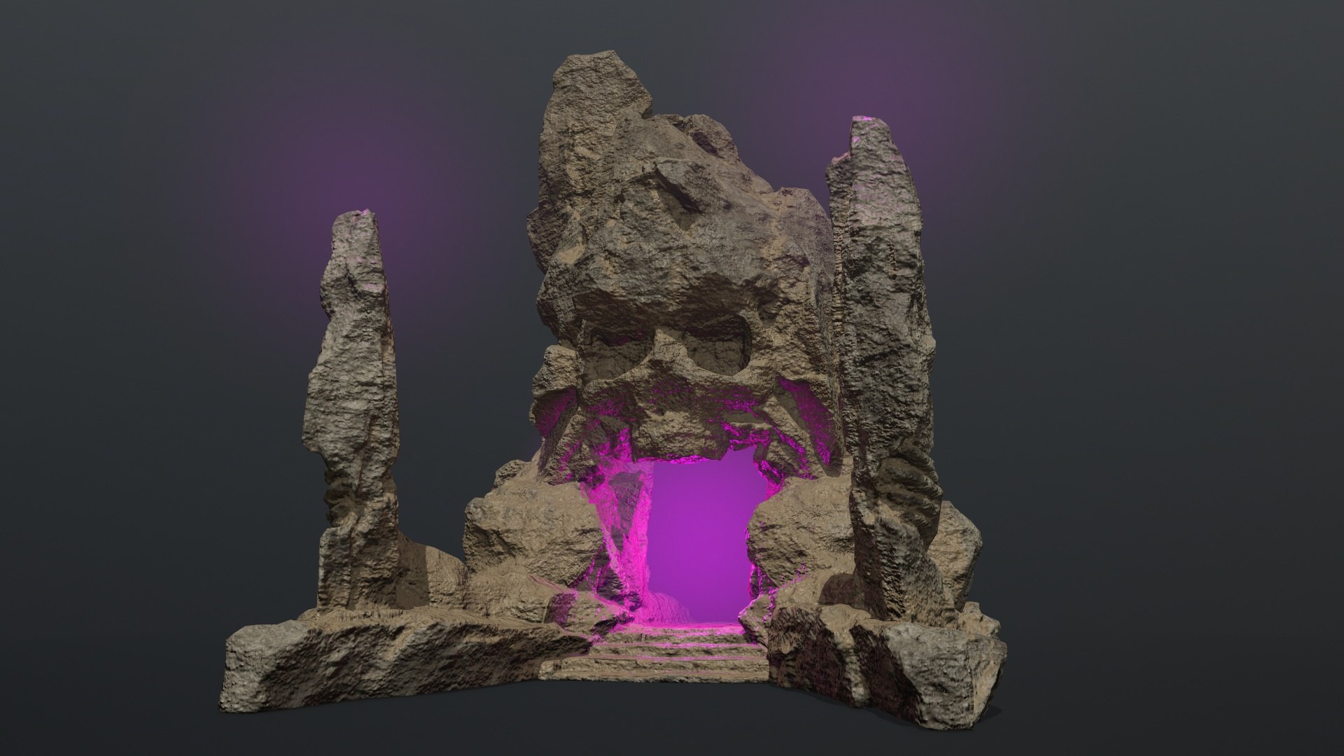 Skull gate 3D - TurboSquid 2157067