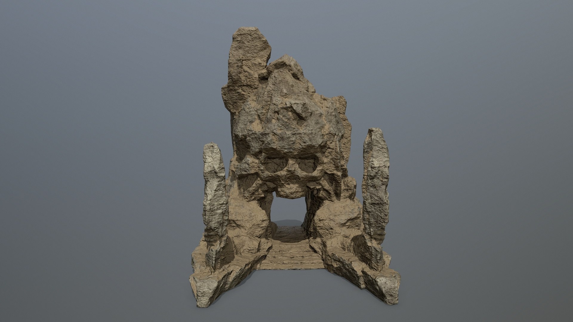 Skull gate 3D - TurboSquid 2157067