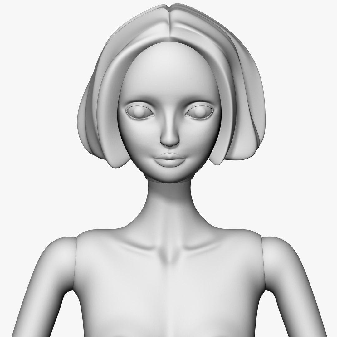 3d Ball Jointed Doll Turbosquid 1732287 