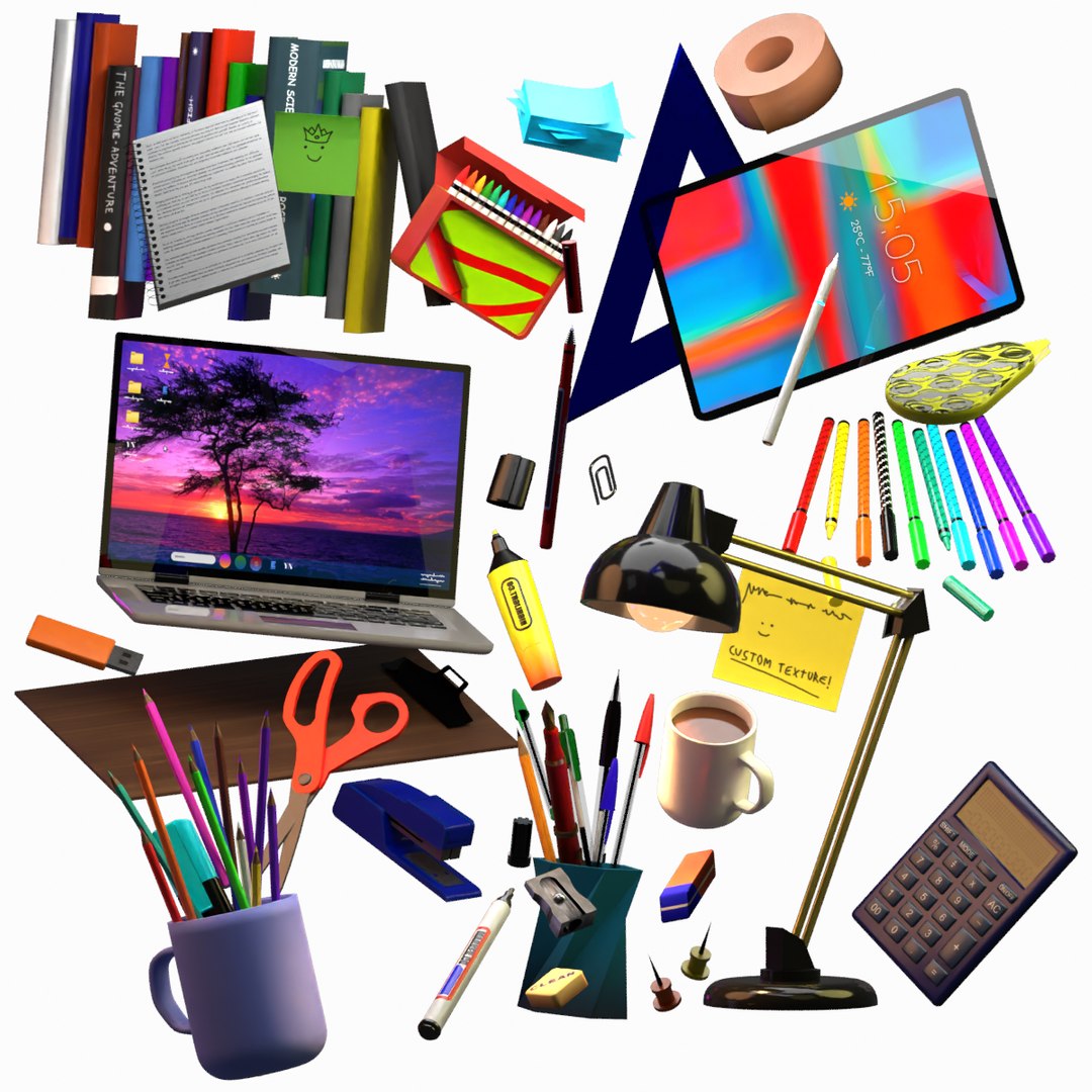 3D Writing Material - TurboSquid 2036458
