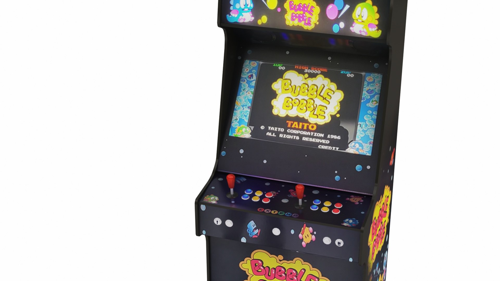 Bubble Bobble Arcade-Automat 3D-Modell - TurboSquid 2517399