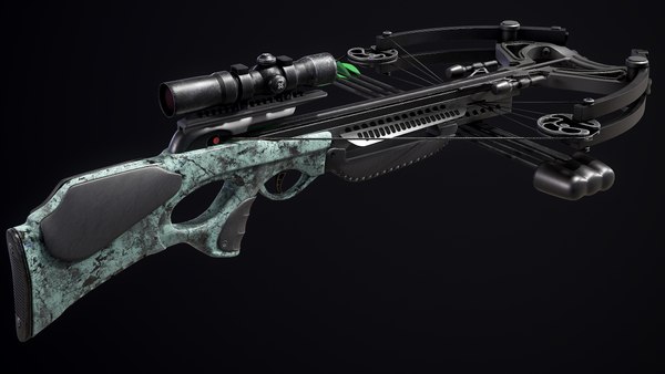 Modern Crossbow With Arrows PBR 3D model - TurboSquid 1816903