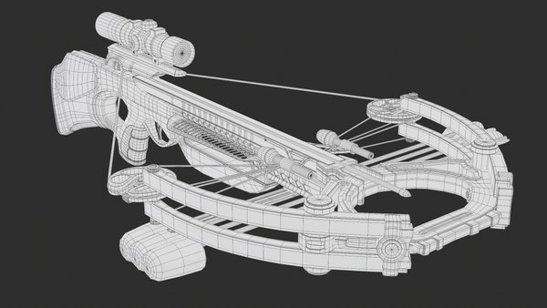 modelo 3d Ballesta moderna con flechas PBR - TurboSquid 1816903