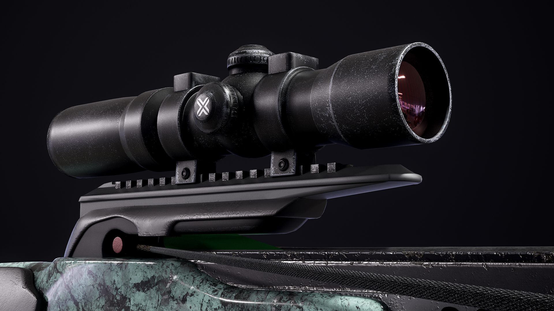 Modern Crossbow With Arrows PBR 3D model - TurboSquid 1816903