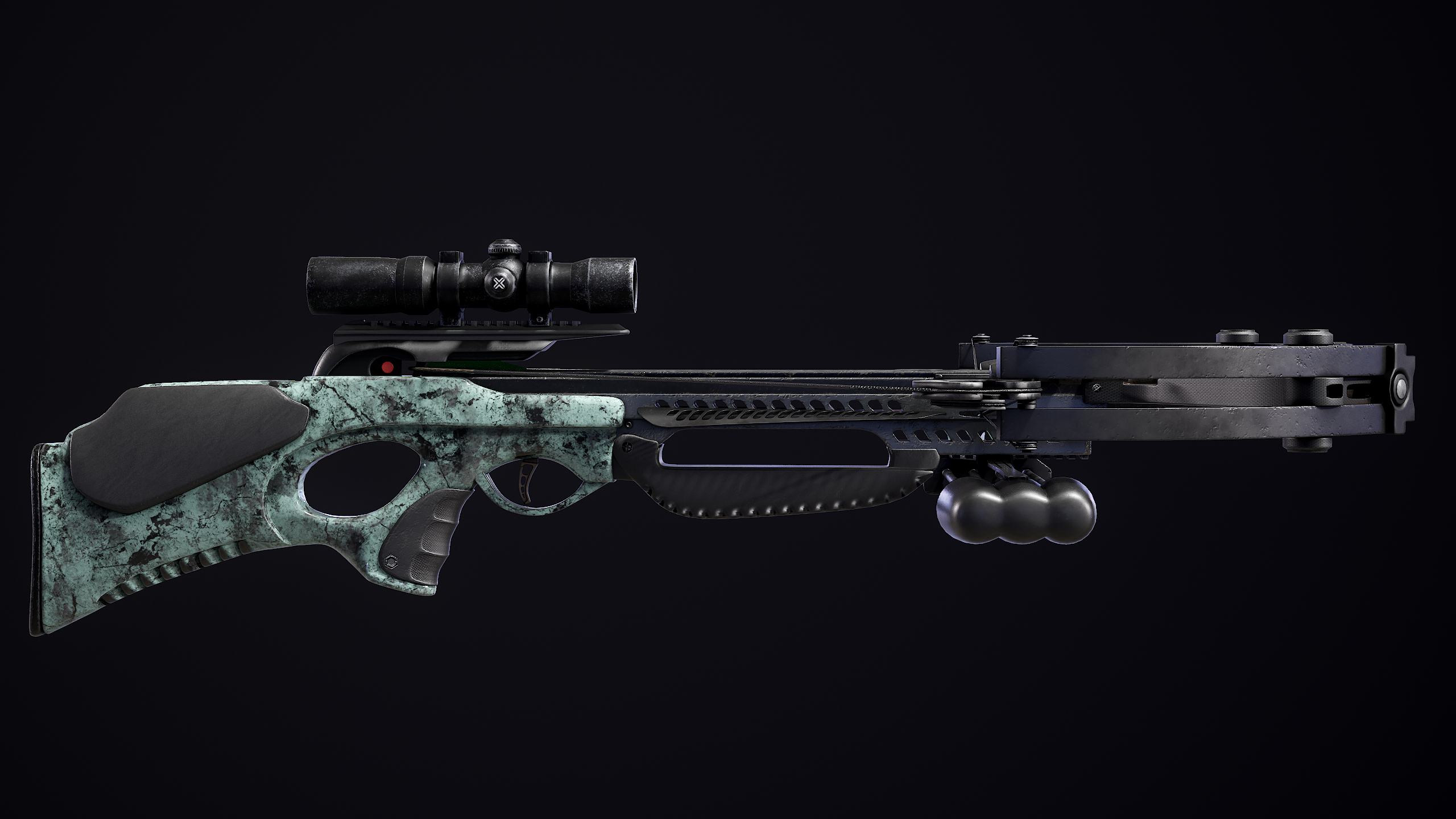 Modern Crossbow With Arrows PBR 3D model - TurboSquid 1816903