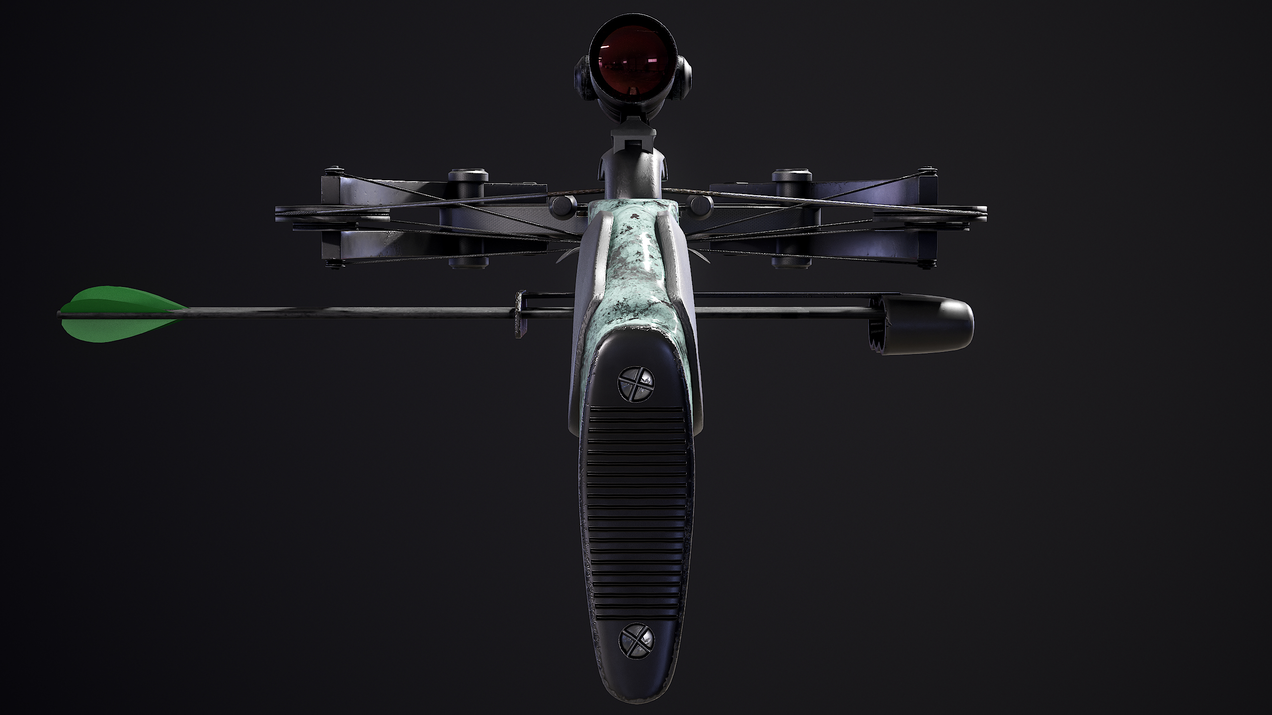 Modern Crossbow With Arrows PBR 3D model - TurboSquid 1816903