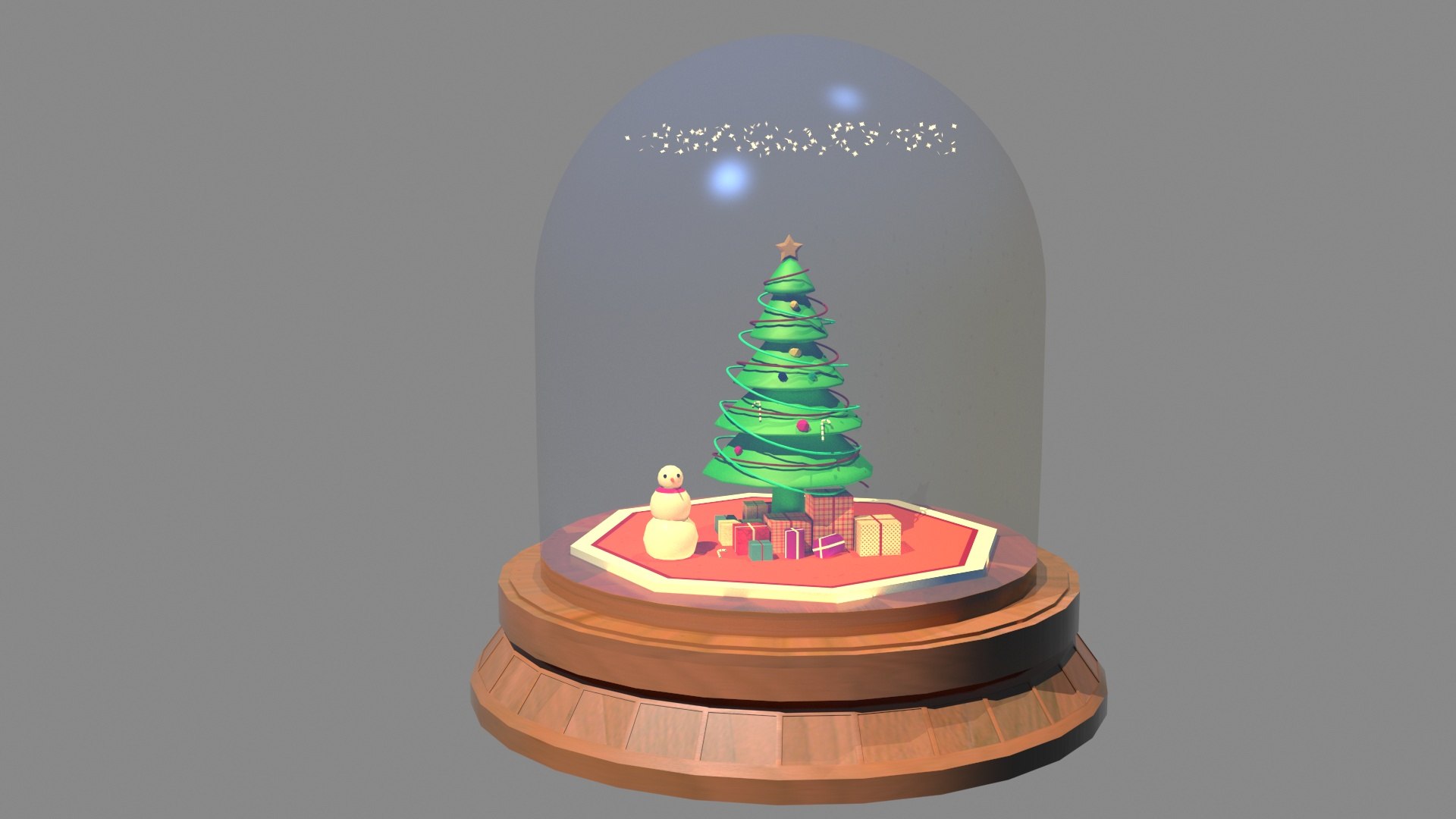 Snow Globe Model - TurboSquid 1233552