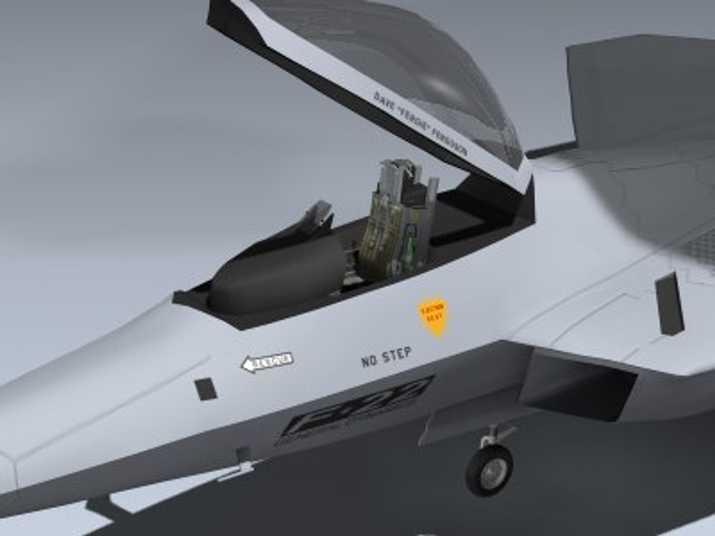3d Yf-22 F-22 Model