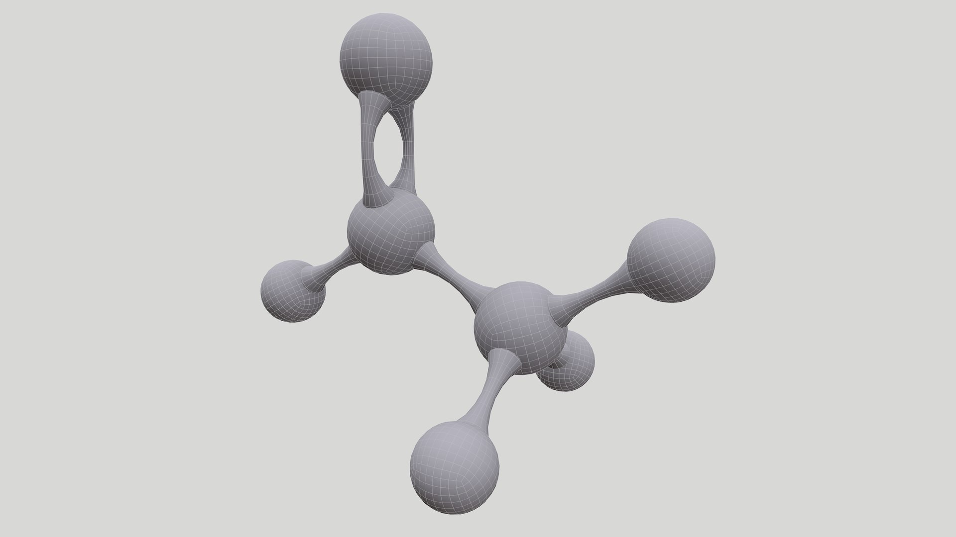 3D Model Acetaldehyde Molecule With PBR 4K 8K - TurboSquid 1941509
