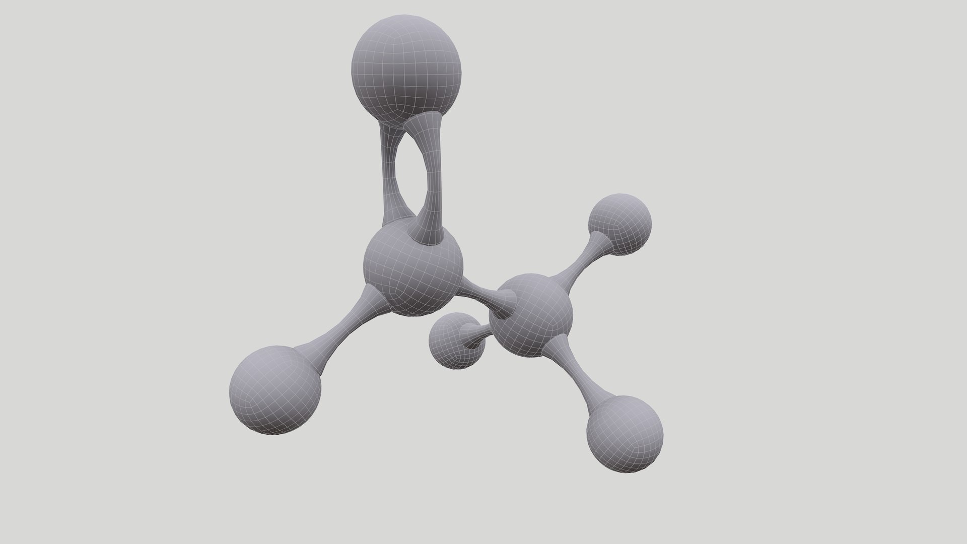 3D Model Acetaldehyde Molecule With PBR 4K 8K - TurboSquid 1941509