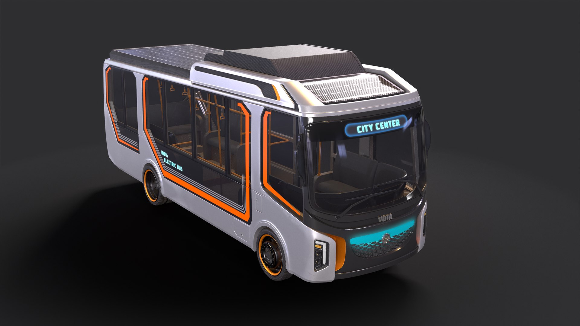 Bus Electric City Model - TurboSquid 2096476