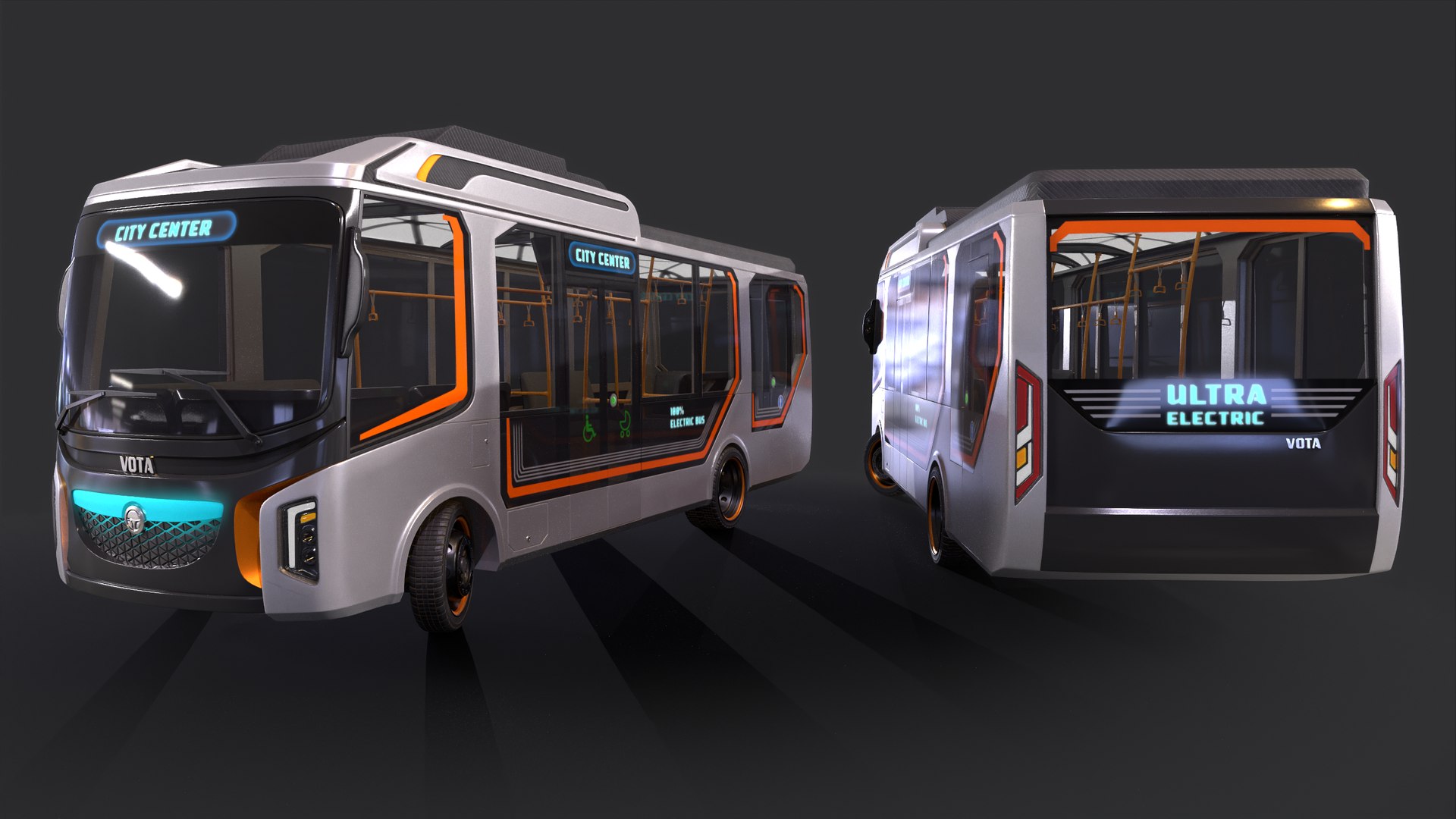 Bus Electric City Model - TurboSquid 2096476
