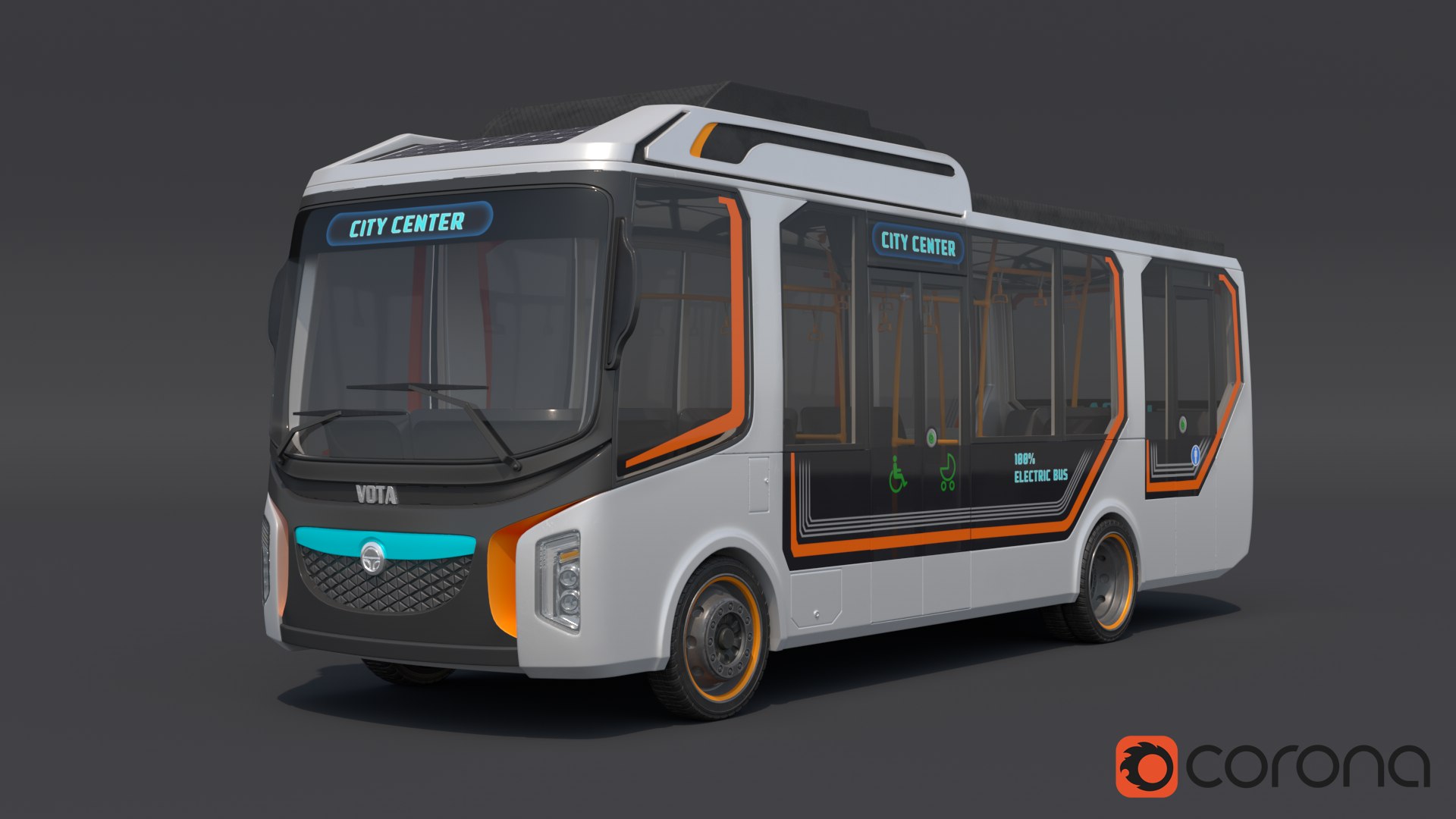 Bus Electric City Model - TurboSquid 2096476