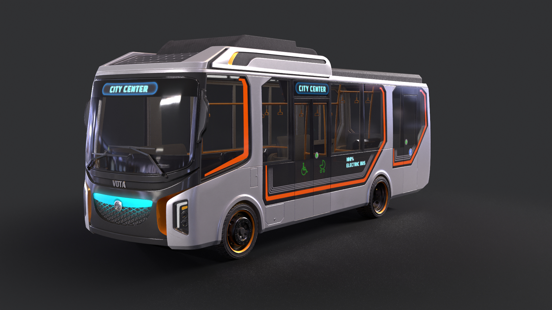 Bus Electric City Model - TurboSquid 2096476