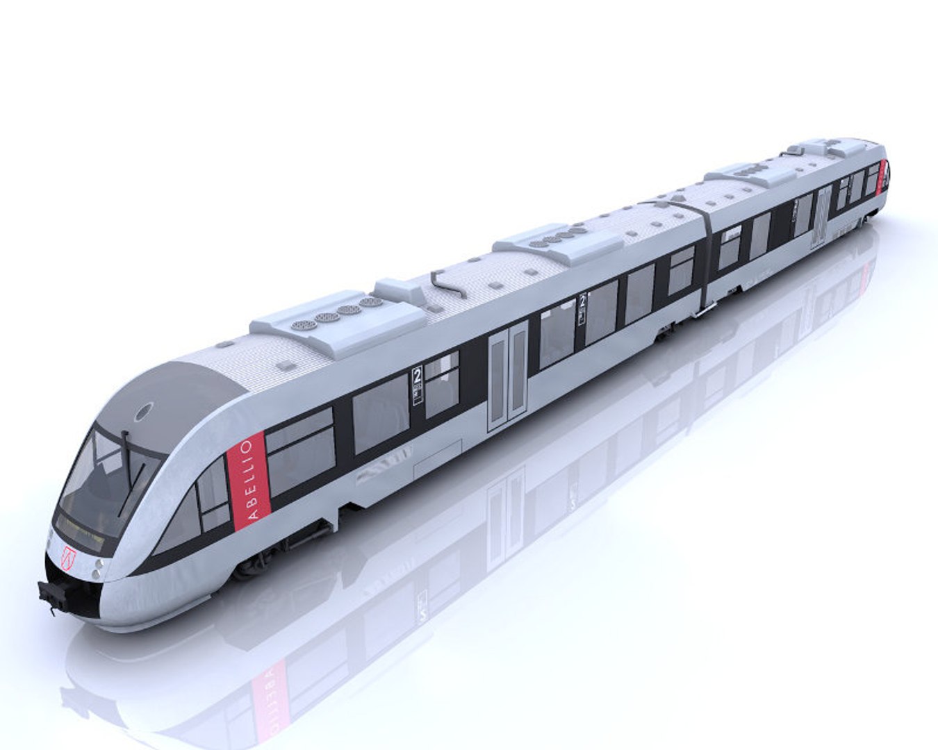 3dsmax Lint Passenger Train Abellio