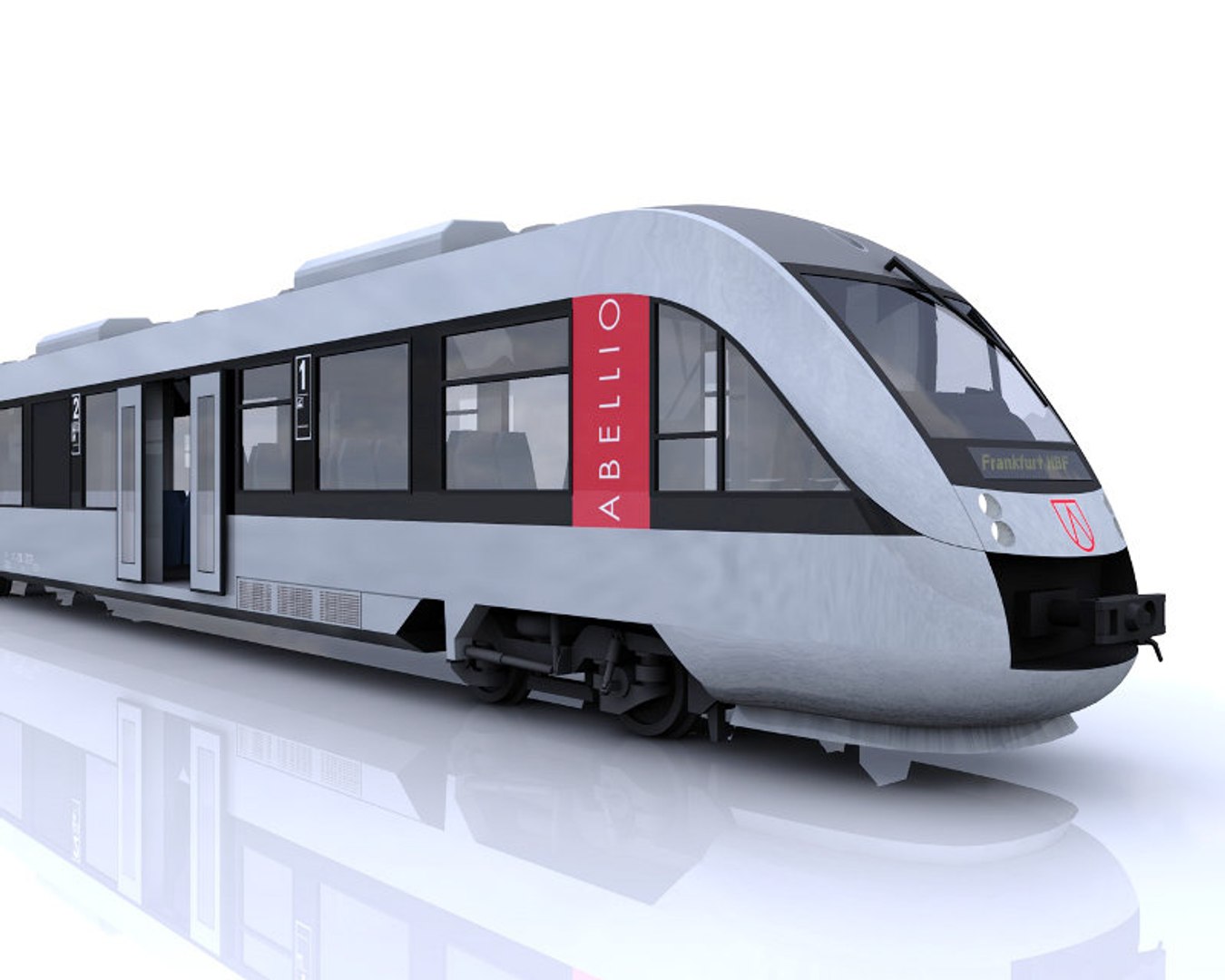 3dsmax Lint Passenger Train Abellio