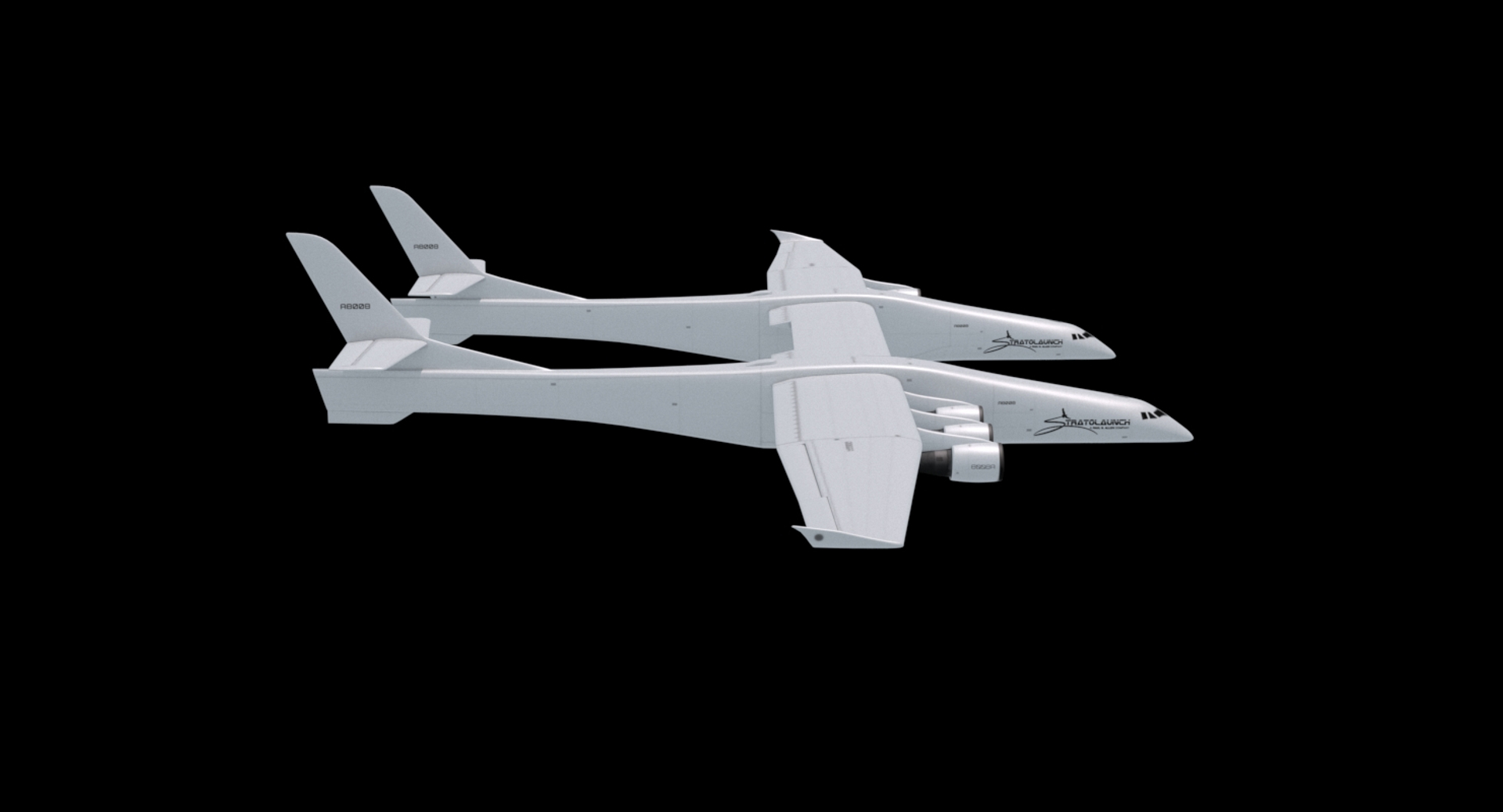 3D Model Stratolaunch - TurboSquid 1386948