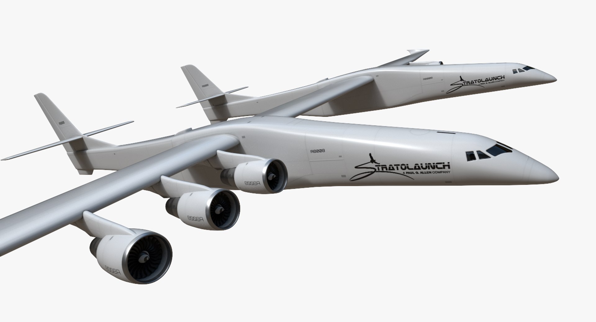 3D Model Stratolaunch - TurboSquid 1386948