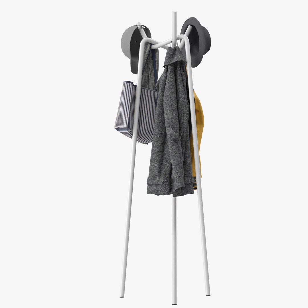 3D Knit Coat Rack Hay - TurboSquid 1860762