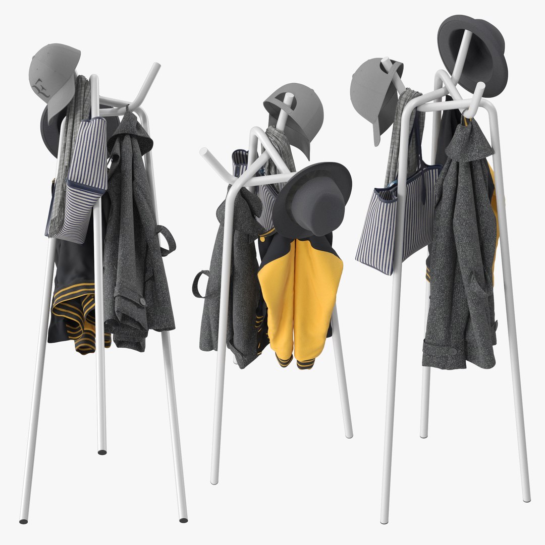 3D Knit Coat Rack Hay - TurboSquid 1860762