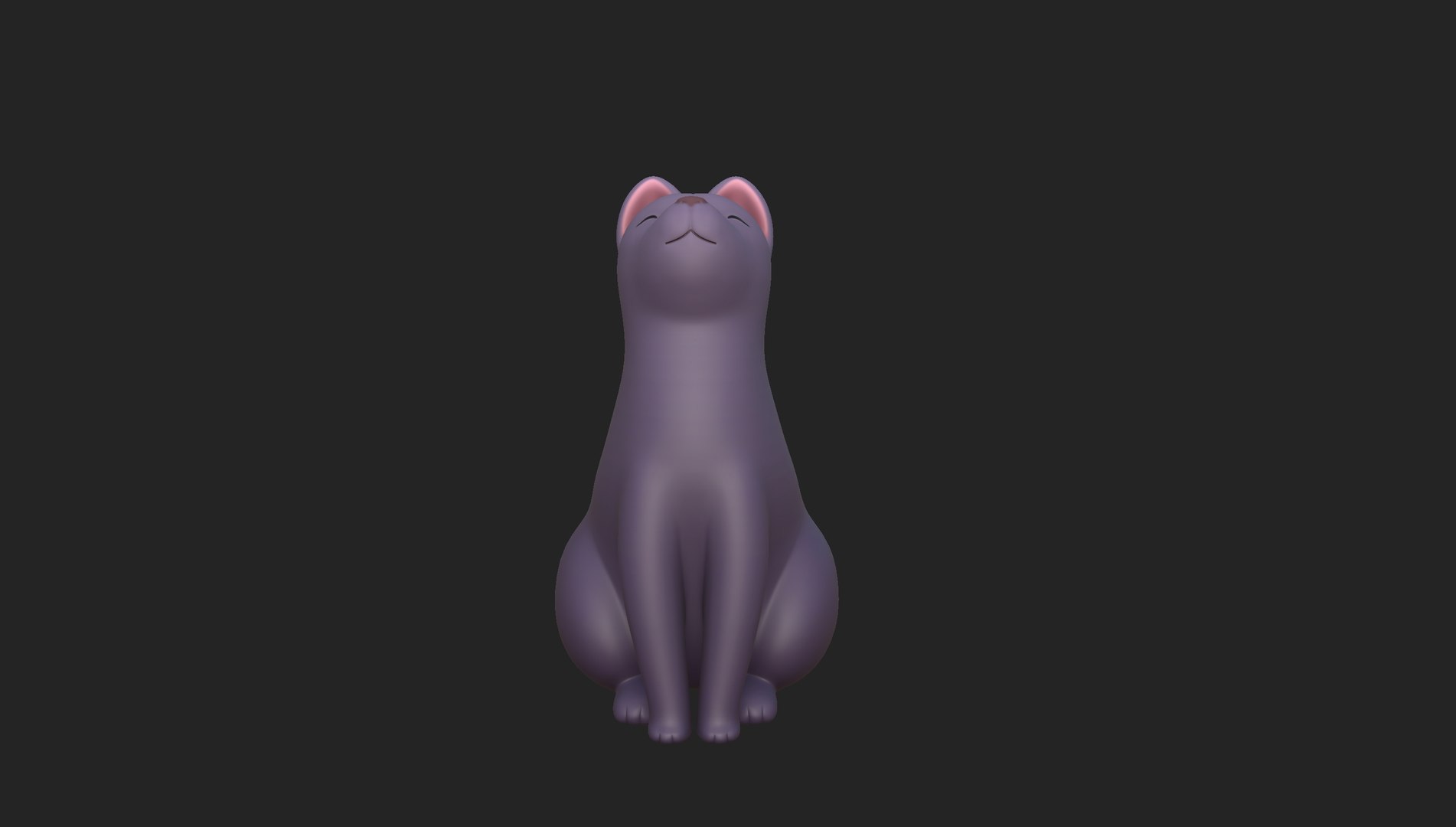 Sitting Cat 001 3D model - TurboSquid 2072021