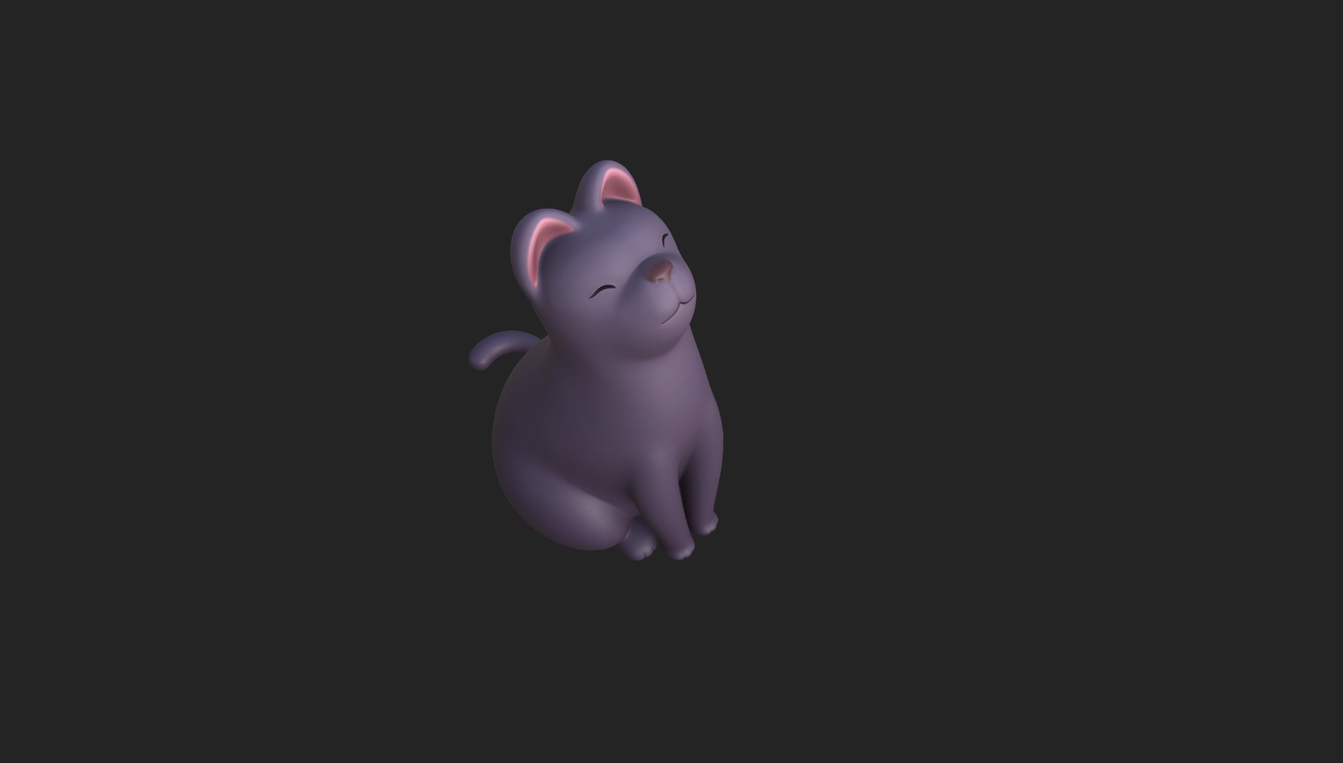 Sitting Cat 001 3D model - TurboSquid 2072021