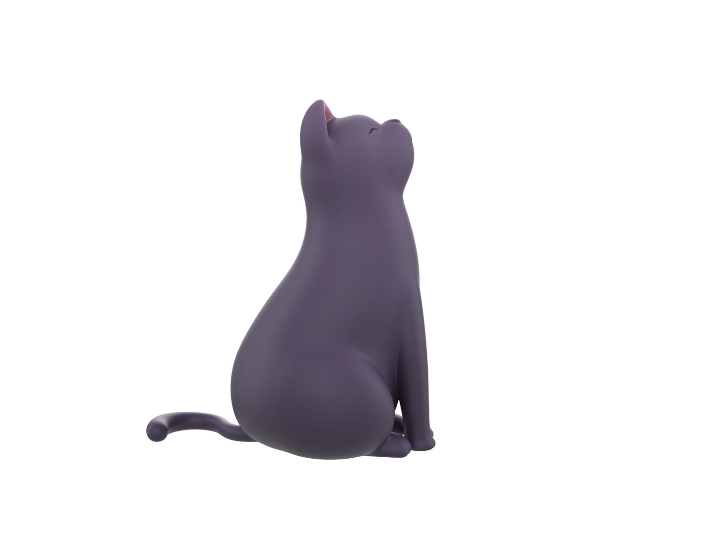 Sitting Cat 001 3D model - TurboSquid 2072021