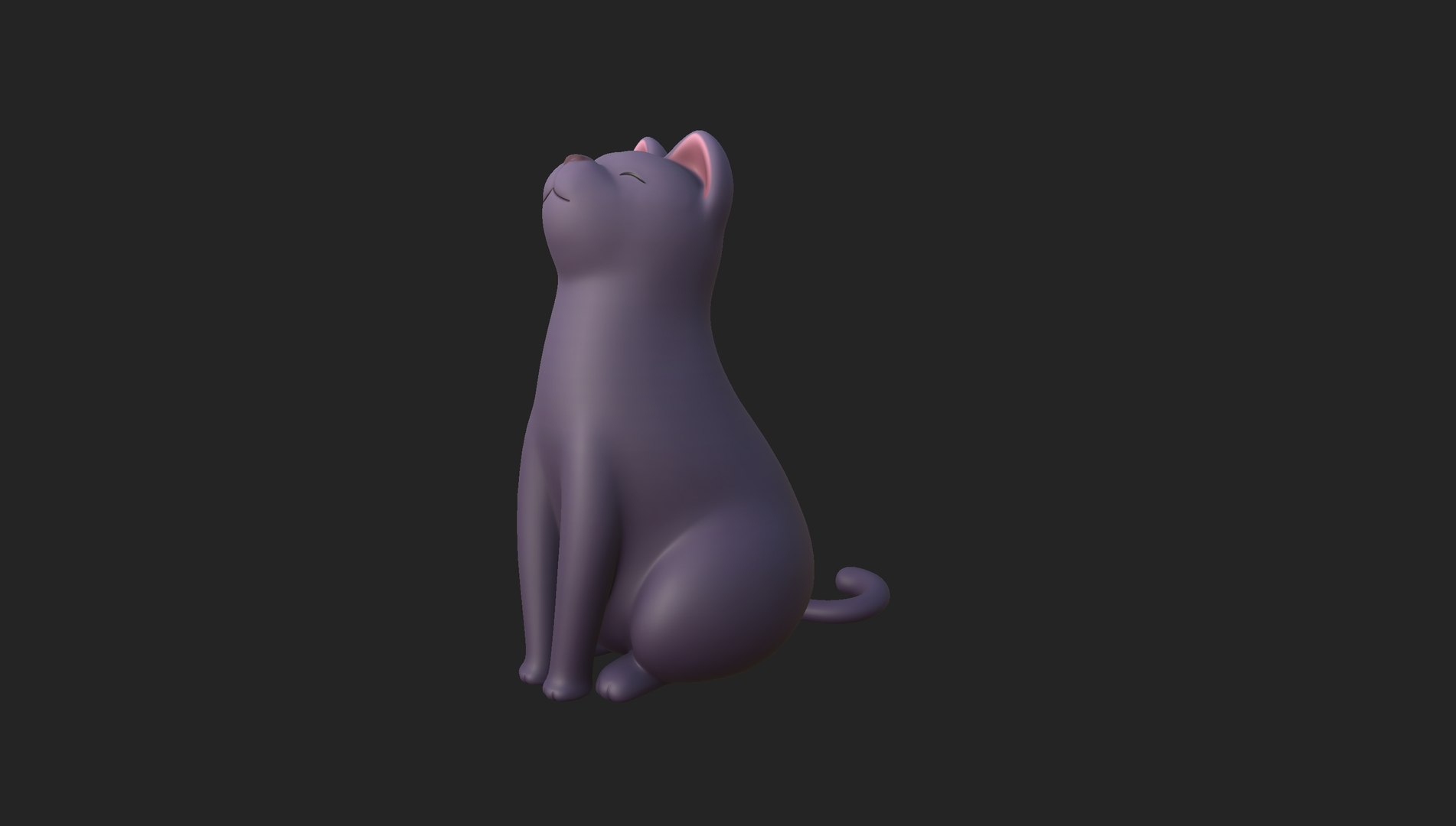 Sitting Cat 001 3D model - TurboSquid 2072021