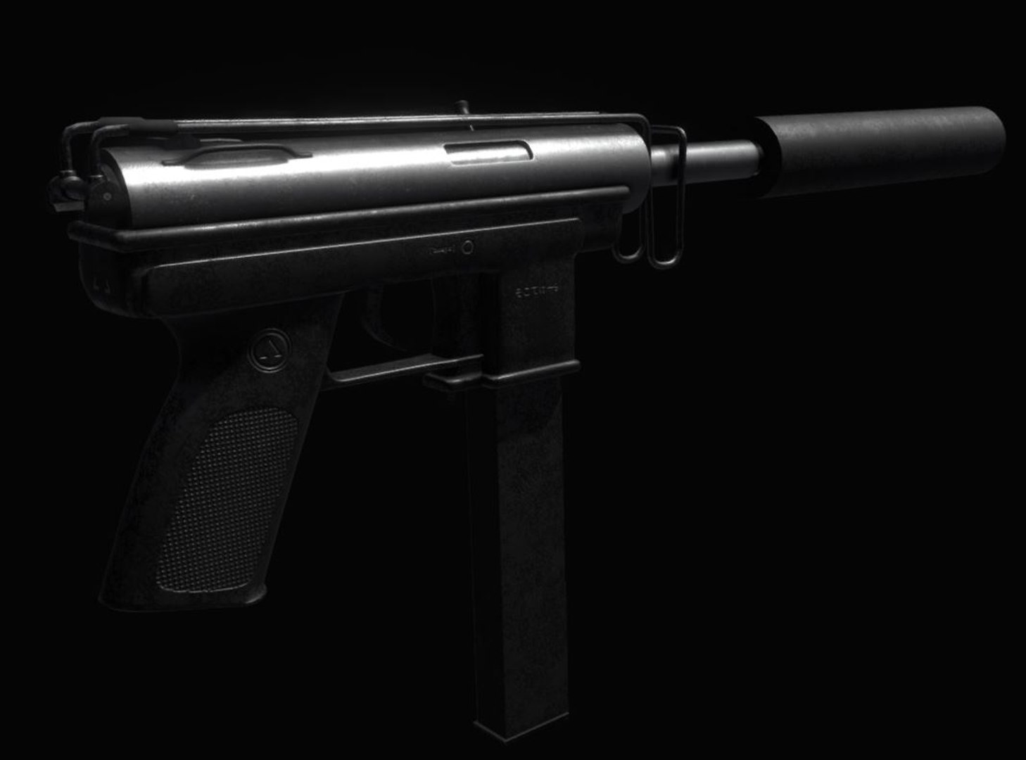 Weapons Tec-9 9mm 3D - TurboSquid 1272600
