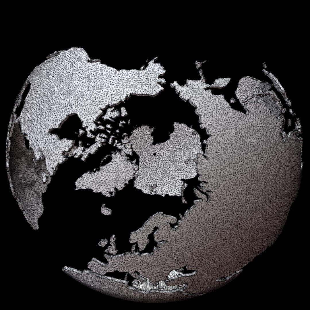 3D Model World Globe - TurboSquid 1597752