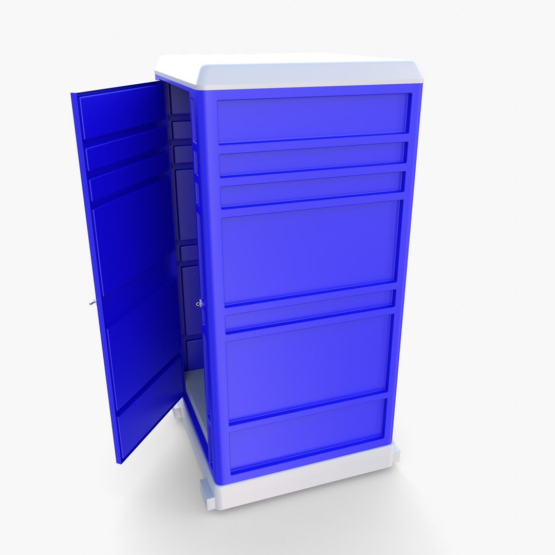 Portable Toilet V1 3D - TurboSquid 2009482